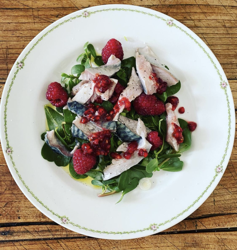 Maquereaux aux framboises - Anne Etorre